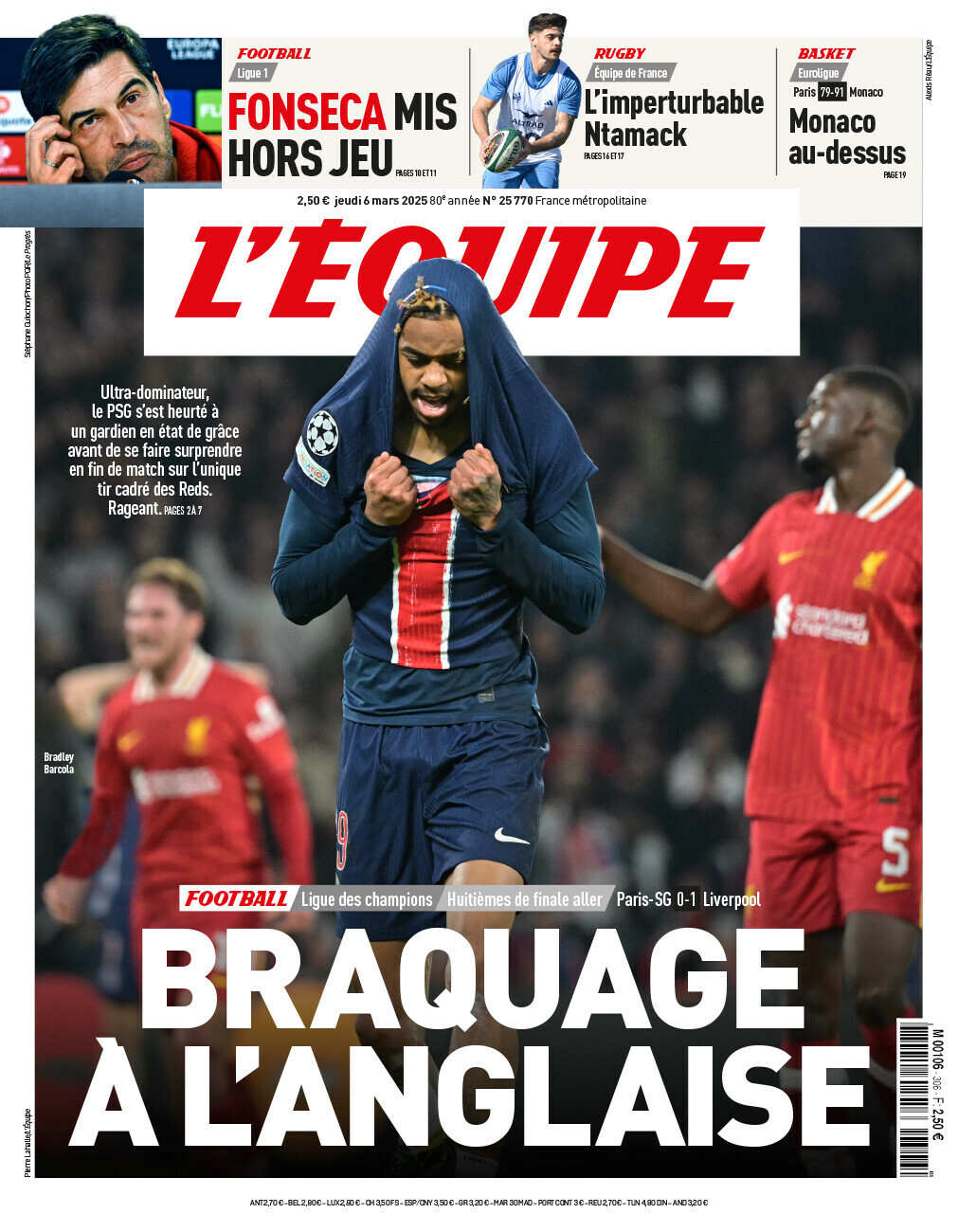 Revue de Presse PSG : Liverpool, arbitre, Kvara, Alisson...