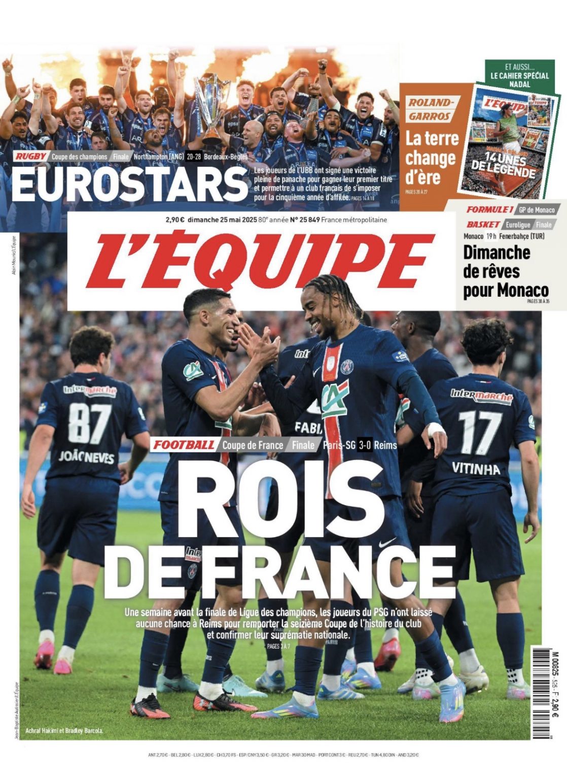 Revue de presse PSG : CDF, Barcola, Doué, Dembélé…